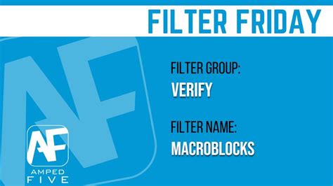 Amped Software On Linkedin Macroblocks Filter Shows Macroblock Type