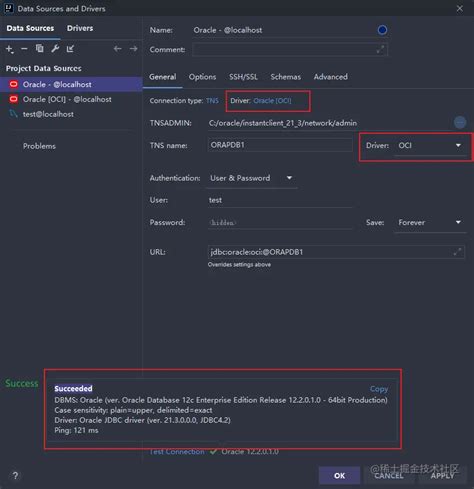 Datagrip Oci 方式链接oracle数据库datagrip是jetbrains家一款用于连接数据库的视图化工具 掘金