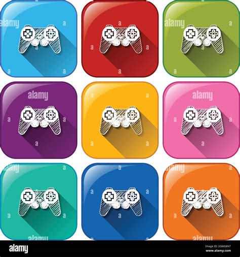 Icons With Remote Controls Stock Vector Image And Art Alamy