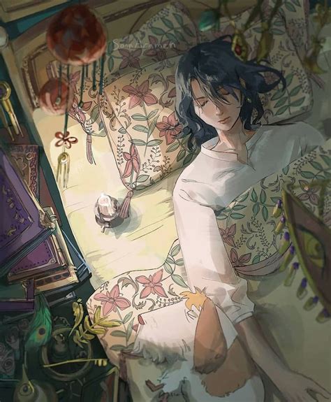 Ghibli Style On Instagram “howl Sleeping Is His Magnificent Bedroom 💤