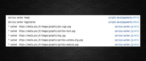 utilisation des services workers avec javascript p3x