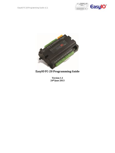 Easyio Fc 20 Programmingguide Data Type Computer File