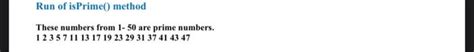 solved 5 write a value returning method called isprime0