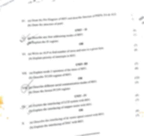 SOLUTION Microcontroller And Interfacing Question Paper Studypool