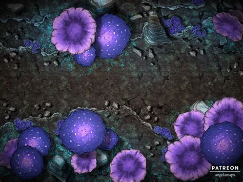Mushrooms ⋆ Angela Maps Free Static And Animated Battle Maps For Dandd And Other Rpgs