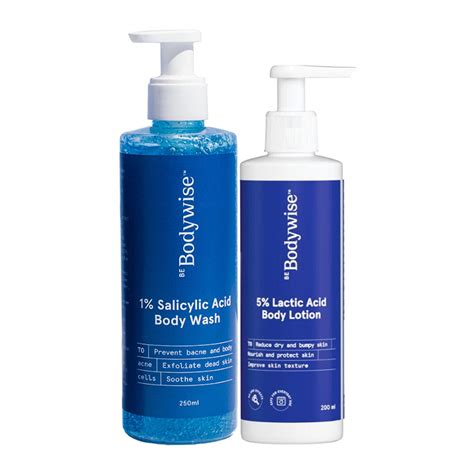 Buy Be Bodywise 1 Salicylic Acid Body Wash And 5 Lactic Acid Body