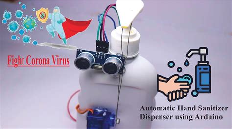 Automatic Hand Sanitizer Dispenser Using Arduino