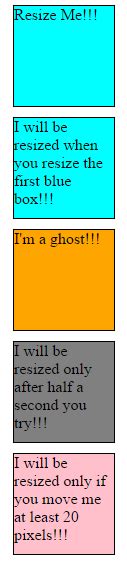 Jquery Ui Resizable Jquery Ui Tutorial By Wideskills