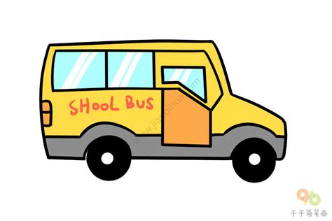 校车简笔画图片大全功能用车简笔画