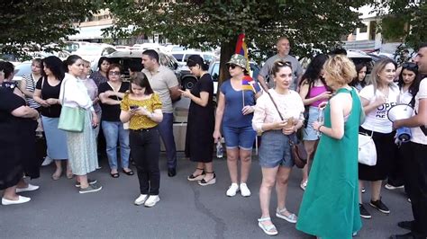 ՈՒՂԻՂ Արցախցիների բողոքի ակցիան Երեւանում ՄԱԿ ի գրասենյակի դիմաց Youtube