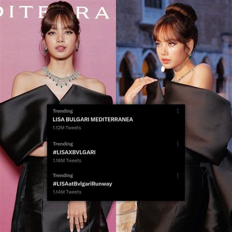 ᴀᴍʏʀᴀ on Twitter RT viraltakes BLACKPINK s Lisa trended with tags with over a million