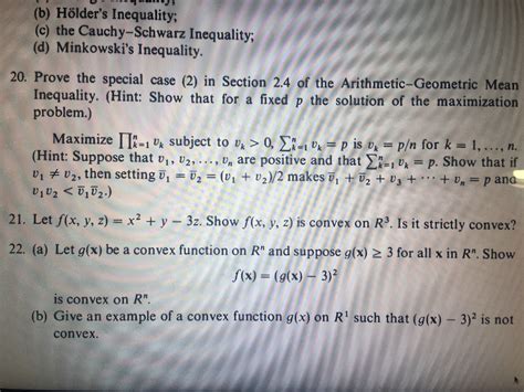 Solved Prove The Special Case 2 In Section 2 4 Of The
