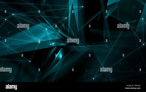 Random Chaos Geometric Shapes Transparent Connection Graphic Triangles