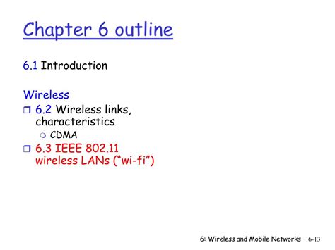 Ppt Chapter 6 Wireless And Mobile Networks Powerpoint Presentation Free Download Id 3056817