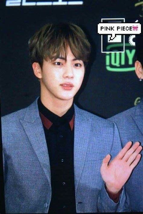 Jin Bts Bts Jin Pink Hair Kim Seokjin Vocalist Favorite Color Bangtan Rosa Hair
