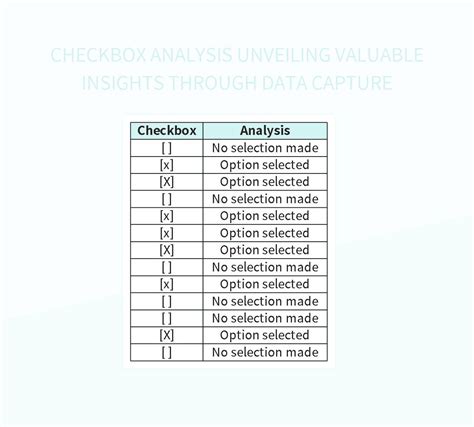 Free Checkbox Templates For Google Sheets And Microsoft Excel Slidesdocs