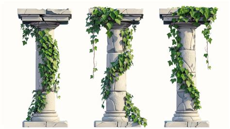 Premium Photo A Realistic 3d Modern Illustration Of Ivy Growing On