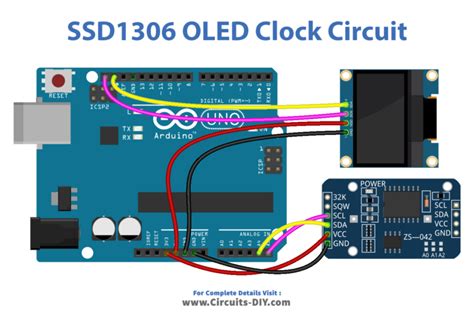 Ssd1306 Oled Clock Arduino Tutorial