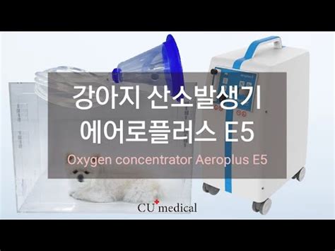 강아지 산소발생기 에어로플러스 E5 작동방법 및 사용방법ㅣ강아지 산소방ㅣAeroplus E5ㅣHow to use Aeroplus