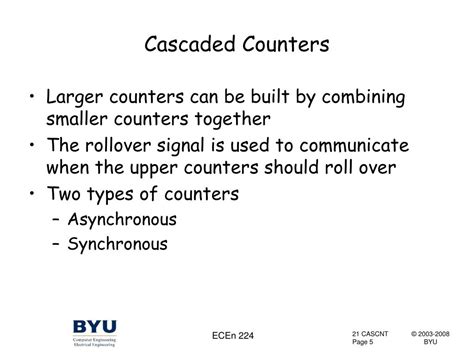 Ppt Cascaded Counters Powerpoint Presentation Free Download Id 3408470