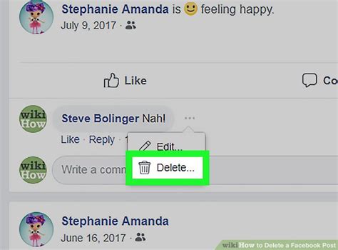 4 Ways To Delete A Facebook Post Wikihow