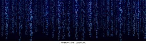 2020 Binary Code Falling Stock Vectors Images And Vector Art Shutterstock