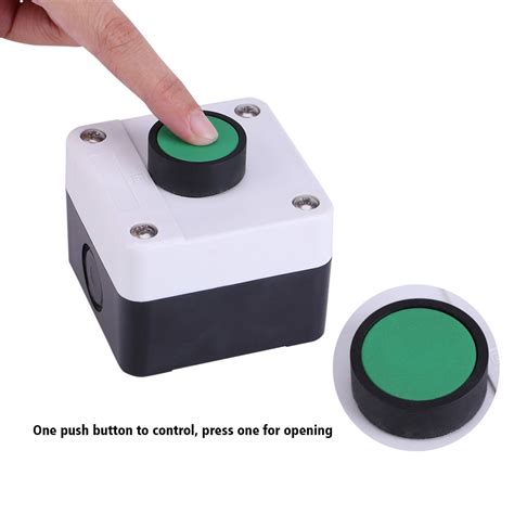 Weatherproof Green Push Button Switch One Button Control Box For Gate