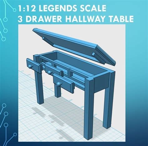 Legends Scale Table Bundle 3d Model 3d Printable Cgtrader