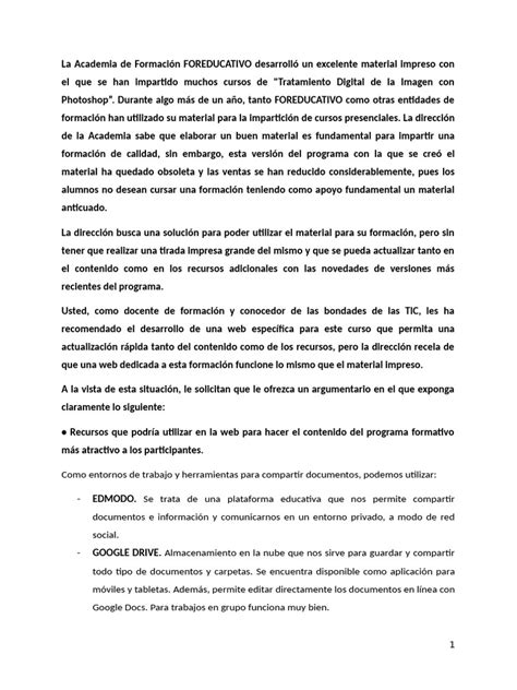 Mf1443 Caso Práctico Tema 4 Pdf Chat En Linea Crecimiento