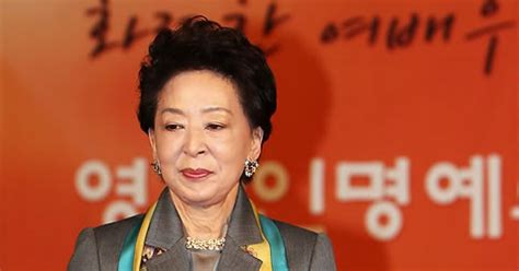 원로배우 김지미 영화인 명예의전당 헌액식