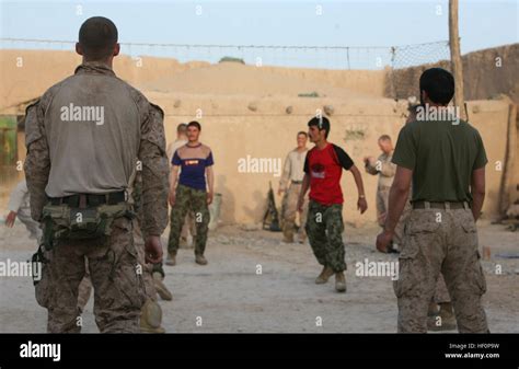 Us Marines With Golf Company 2d Battalion 5th Marine Regiment