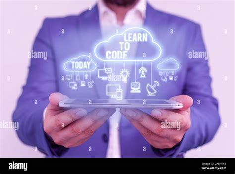 Handwriting Text Learn To Code Conceptual Photo Learn To Write