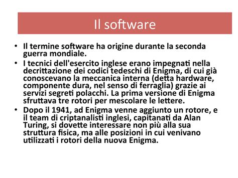 Il Software Informatica Docsity