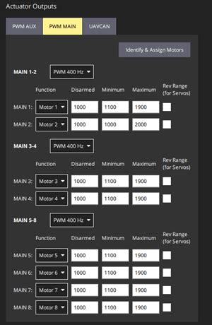 Px Pwm Output Configure Pwm Outputs For Servo Motors And Esc Control