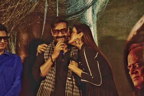 Ajay Devgn Tabu And Other Celebs At Teaser Launch Of Bholaa Filmibeat