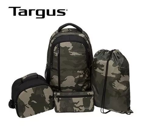 Kit Mochila Sport Targus Morral Lonchera Estuche Cuotas Sin Inter S