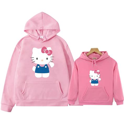 Sudaderas Con Capucha De Hello Kitty Para Mam E Hija Ropa A Juego