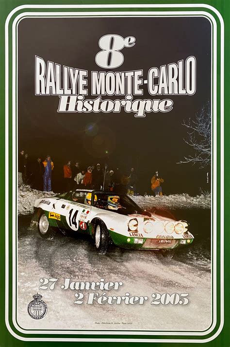 Affiche 8e Rallye Historique Monte Carlo 2005