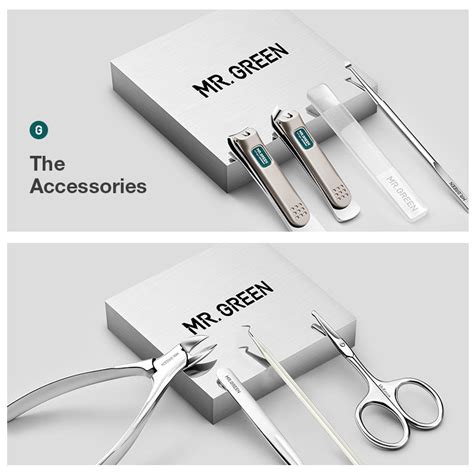 MR.GREEN 8-in-1 Manicure and Pedicure Set