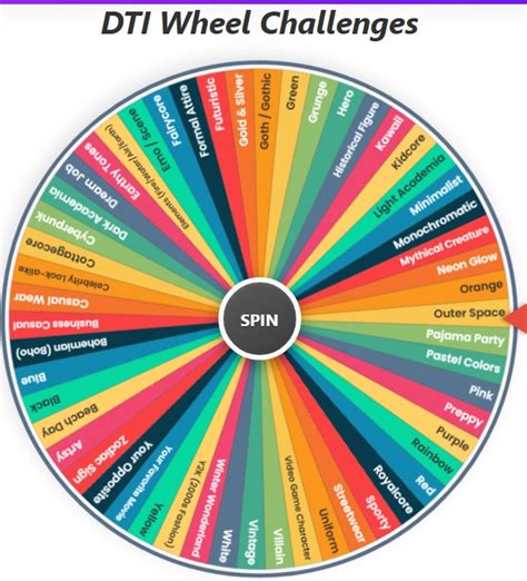 Dti Roblox Wheel 50 Fun Challenges