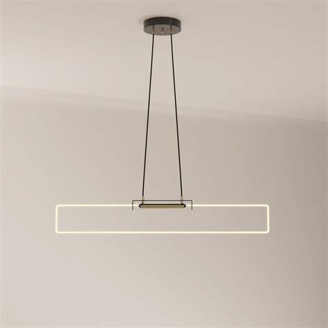 Ra Suspension Glossy Black Cold Cathode Neon Modern Suspension By