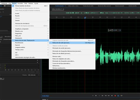 When I Want To Remove Background Noise Such As Fan Noise From A Recording Of An Audio