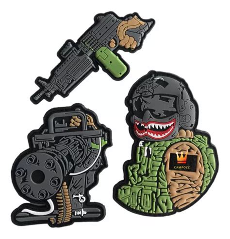 Parche Insignia Táctico Militar Airsoft Alta Calidad Soldado Envío gratis