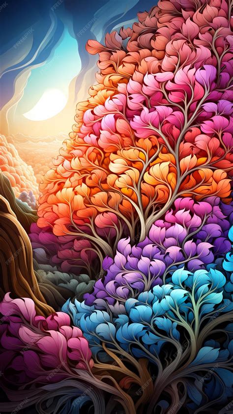 Premium Ai Image Vibrant Array Of Colors