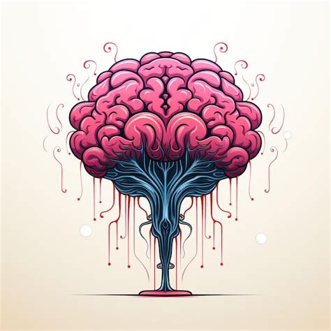 Premium AI Image A Logo Of A Brain In A Minimalist Style