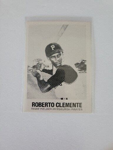 Roberto Clemente 1977 Tcma Renata Galasso 41 Sportscard Ebay