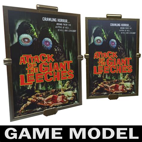 황동 영화 포스터 프레임 게임 모델 3d 모델 40 Fbx Obj Free3d