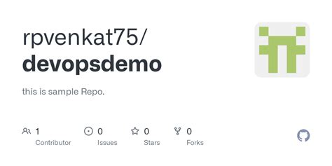Github Rpvenkat75devopsdemo This Is Sample Repo