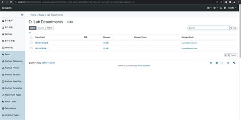 Bika LIMS 开源LIMS集 SENAITE的使用用户角色部门 马洪彪 博客园