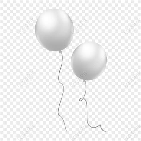 실버 회색 풍선 Png 일러스트 무료 다운로드 Lovepik